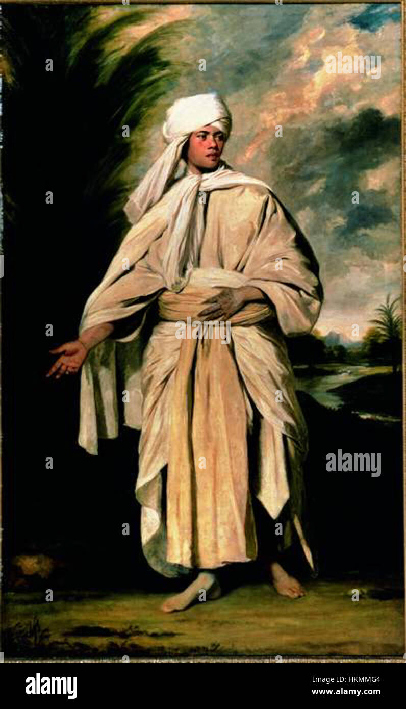 Reynolds' *Omai* is a famous portrait that showcases the Pacific ...
