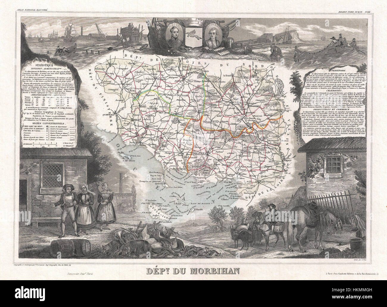 Map Of Morbihan High Resolution Stock Photography and Images - Alamy