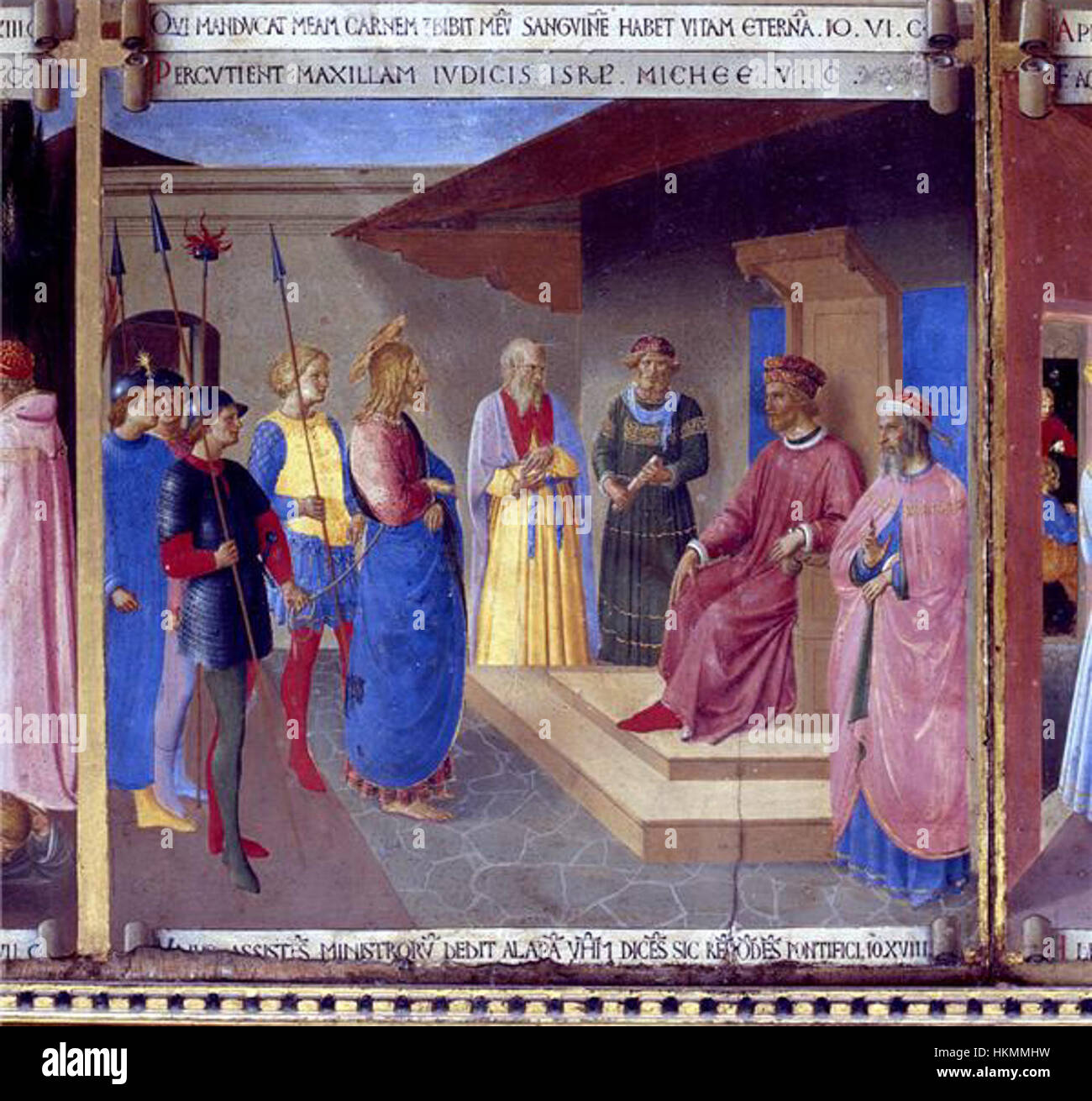 This Italian painting titled 'Cristo davanti a Pilato' ('Christ before ...