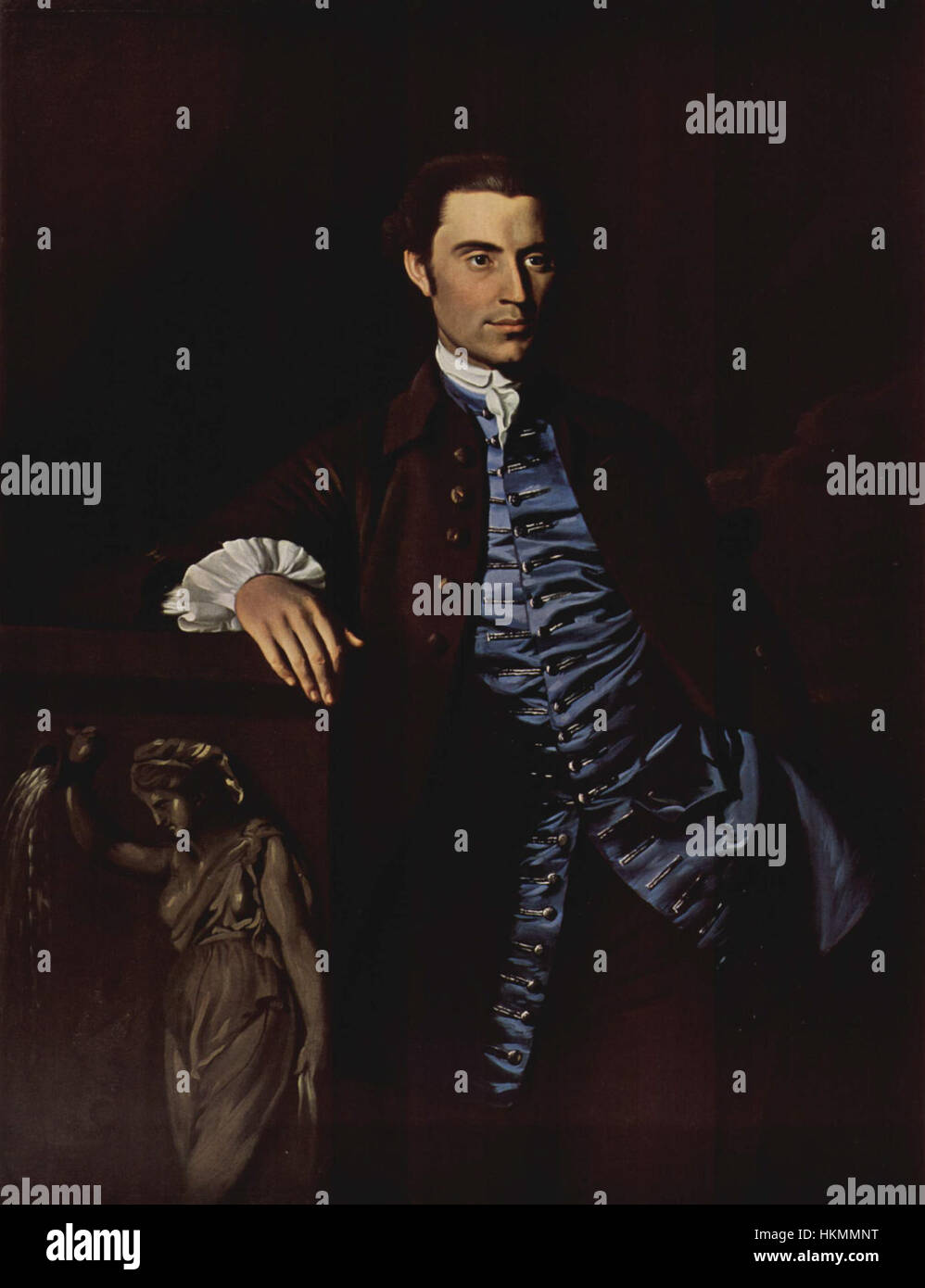 A portrait by John Singleton Copley, a prominent 18th-century American ...
