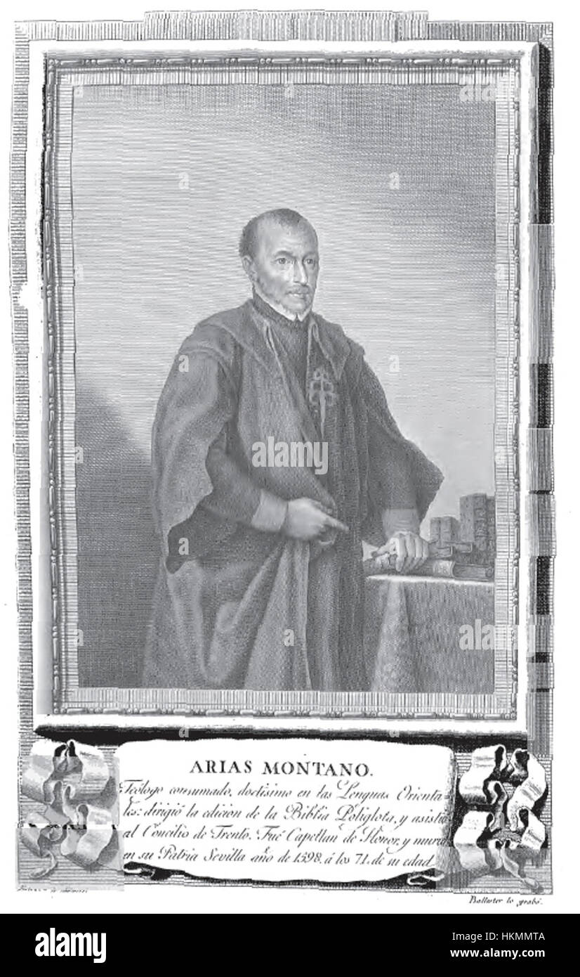 Arias montano hi-res stock photography and images - Alamy