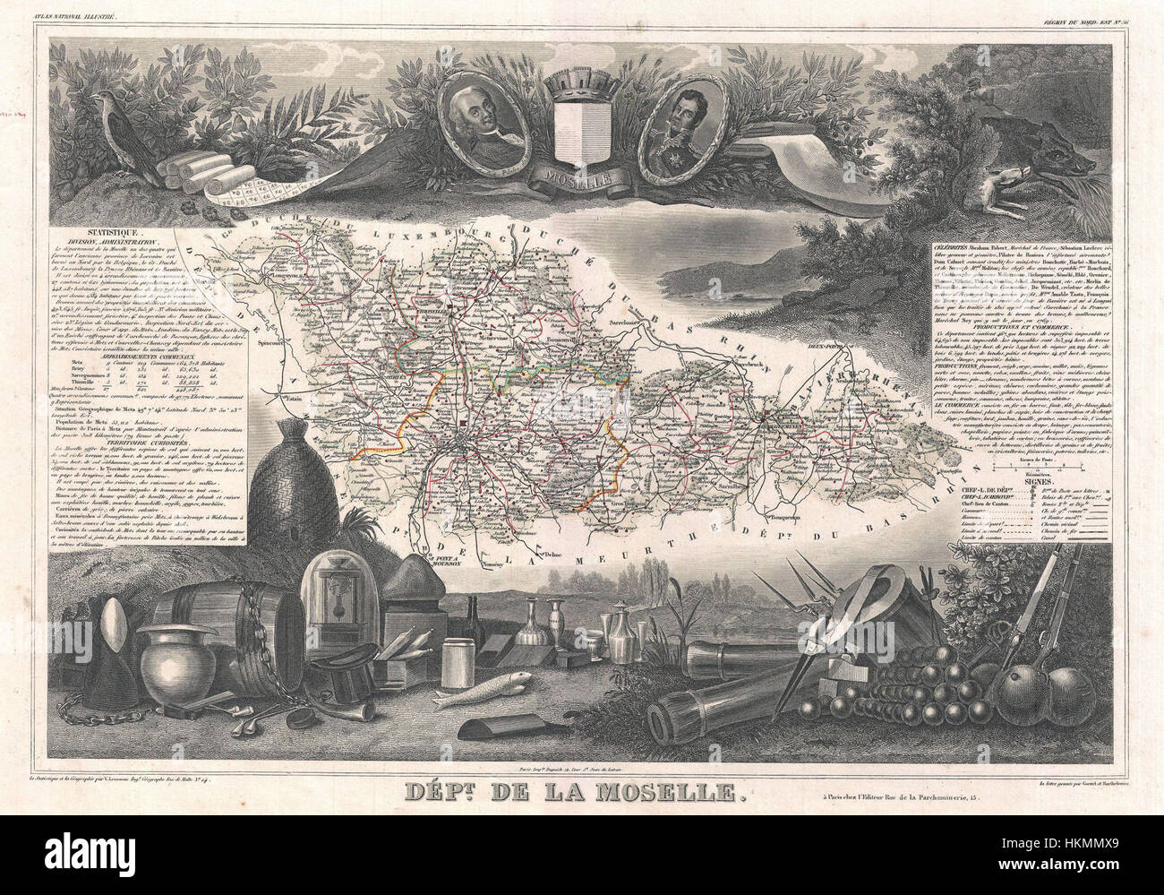 Moselle france map High Resolution Stock Photography and Images - Alamy