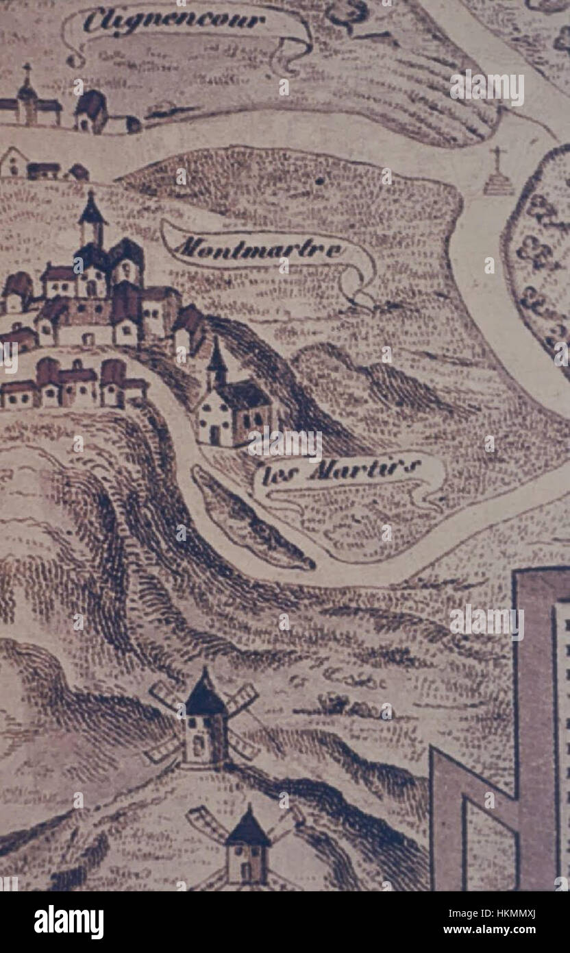 A historical artwork depicting the Abbaye in the 1600s, capturing the ...