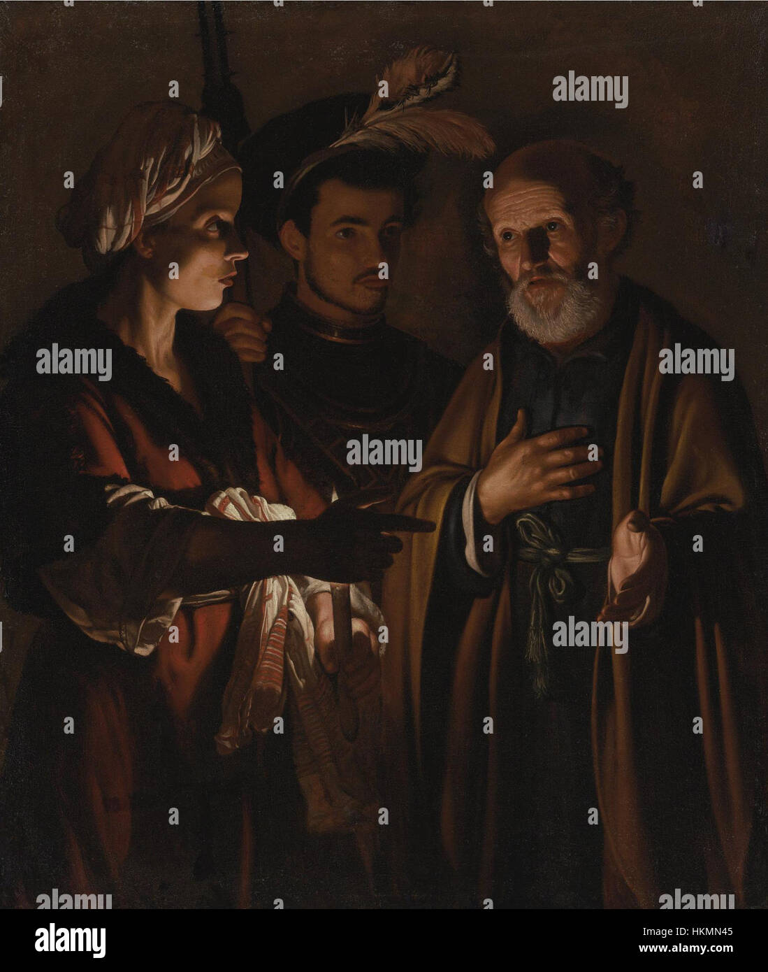 This painting by Adam de Coster captures the biblical scene of Saint ...