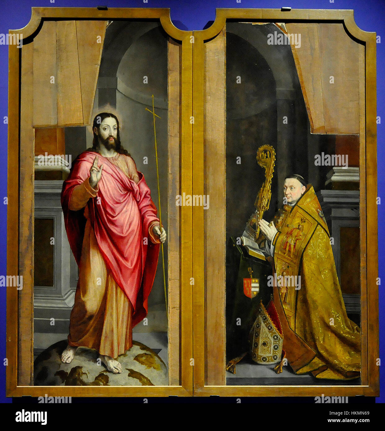 This painting, 'Abt Ghisleen Temmerman van de St-Pietersabdij 1570-1581 ...