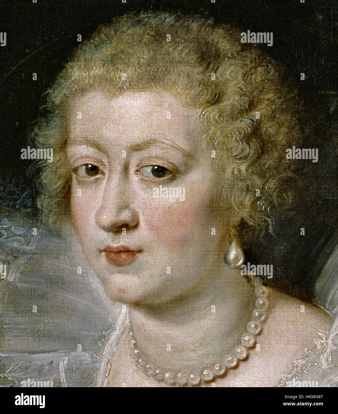 This detail from Peter Paul Rubens' 1622 portrait of Anne of Austria ...