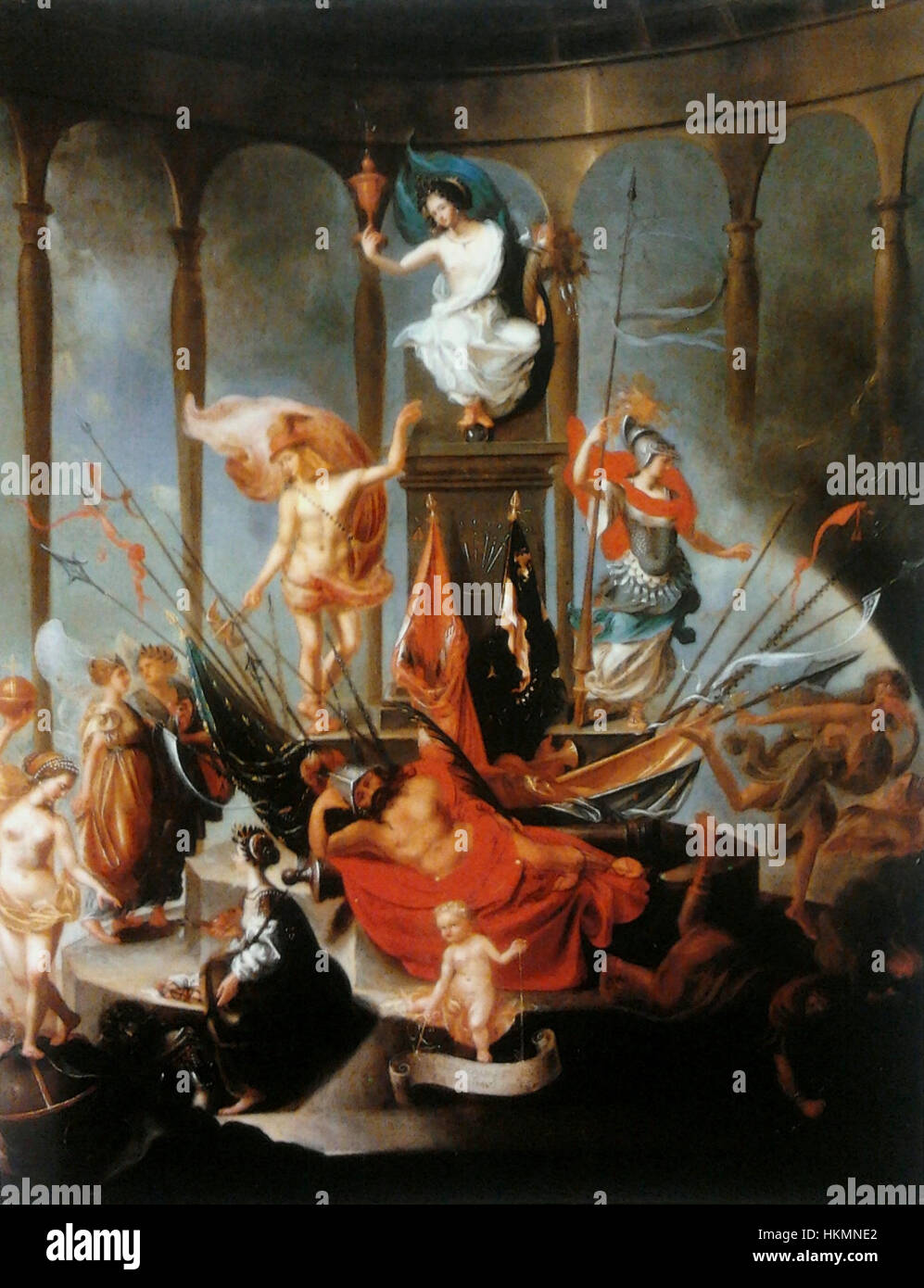 'Allegory of Peace' by Willemsz de Wet, depicting a symbolic ...