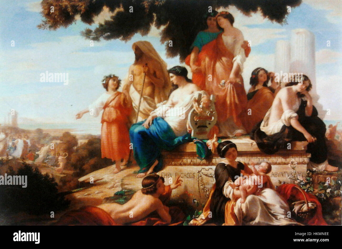 Charlet’s painting, 'Allegory of Time,' explores the themes of time and ...