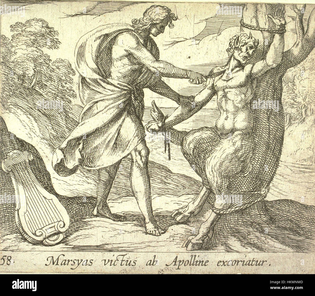 Apollo flaying marsyas hi-res stock photography and images - Alamy