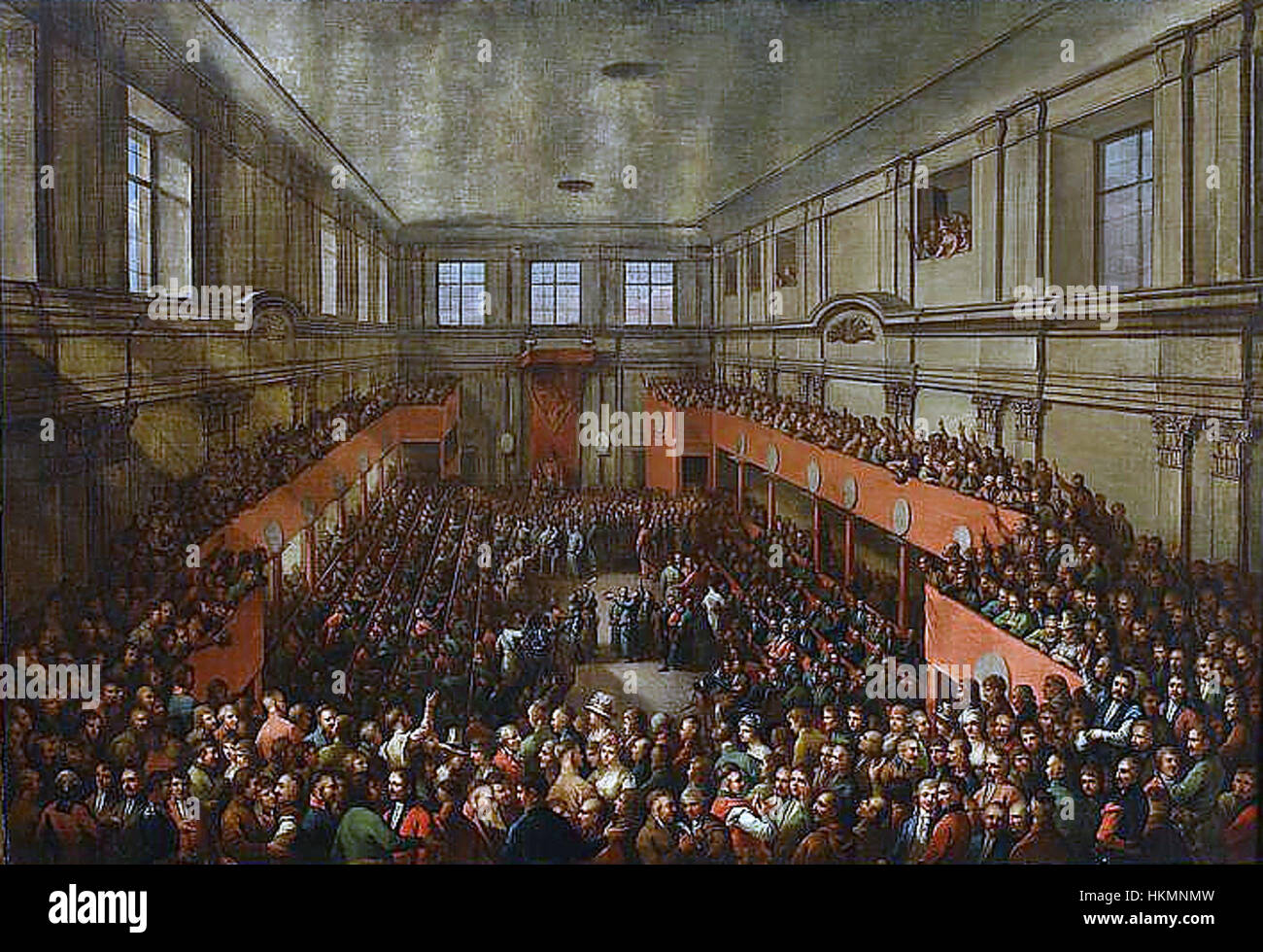 This painting by Wojniakowski commemorates the passing of the Polish ...