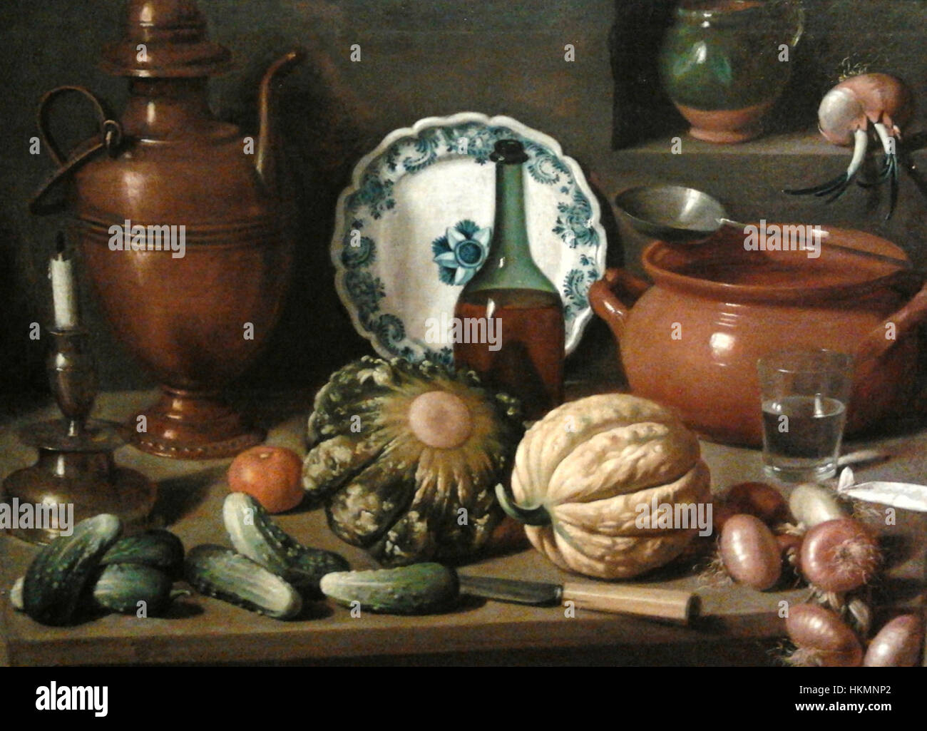 Magini Still life with a copper jug Stock Photo - Alamy