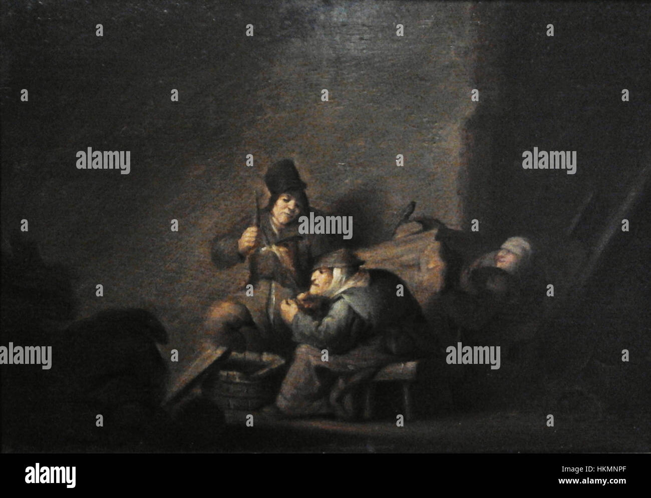 'Ostade Peasant Family' by Isaak van Ostade depicts a rural family ...