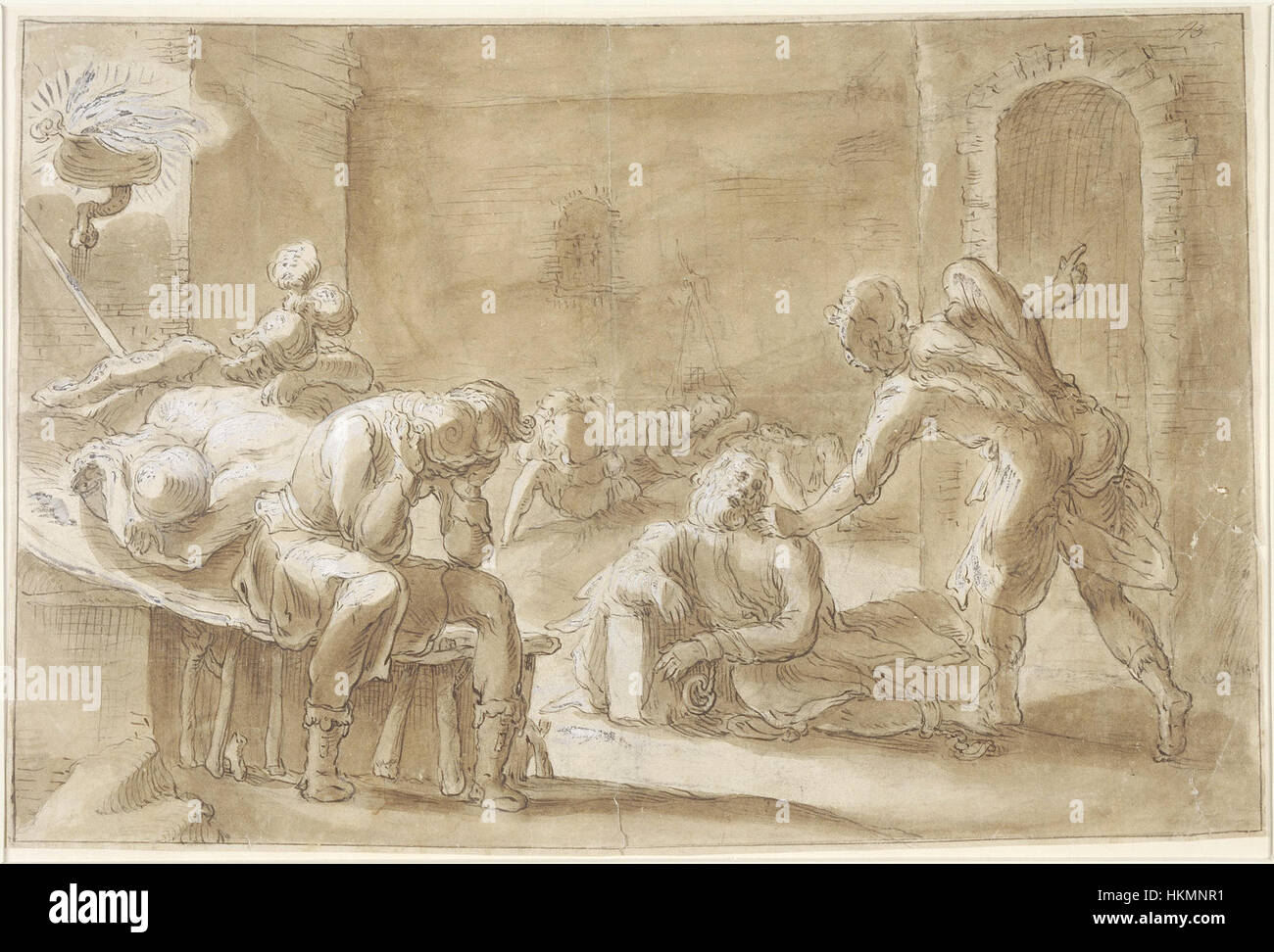 Abraham Bloemaert’s 'Liberation of Saint Peter from Prison' captures a ...