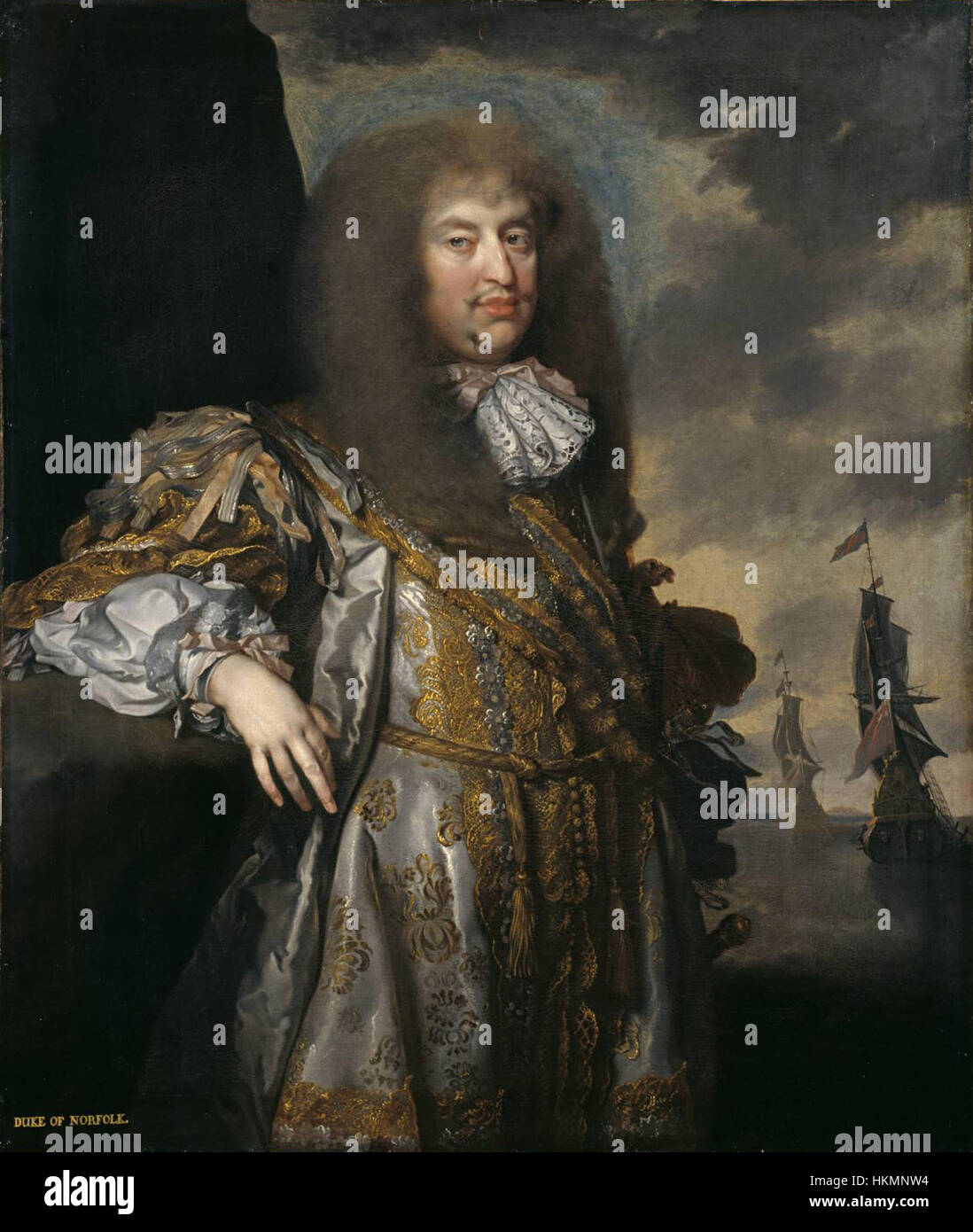 The portrait of the 6th Duke of Norfolk showcases the aristocrat in a ...