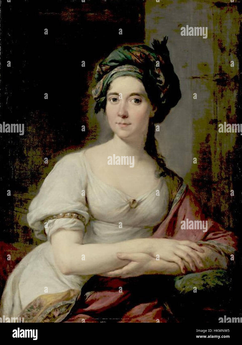 Bacciarelli - Portret szlachcianki Stock Photo - Alamy
