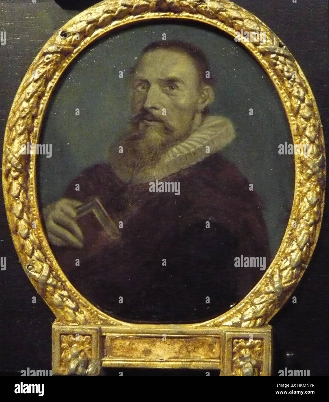 This artwork, by Arnoud van Halen after Samuel Ampzing, features an ...