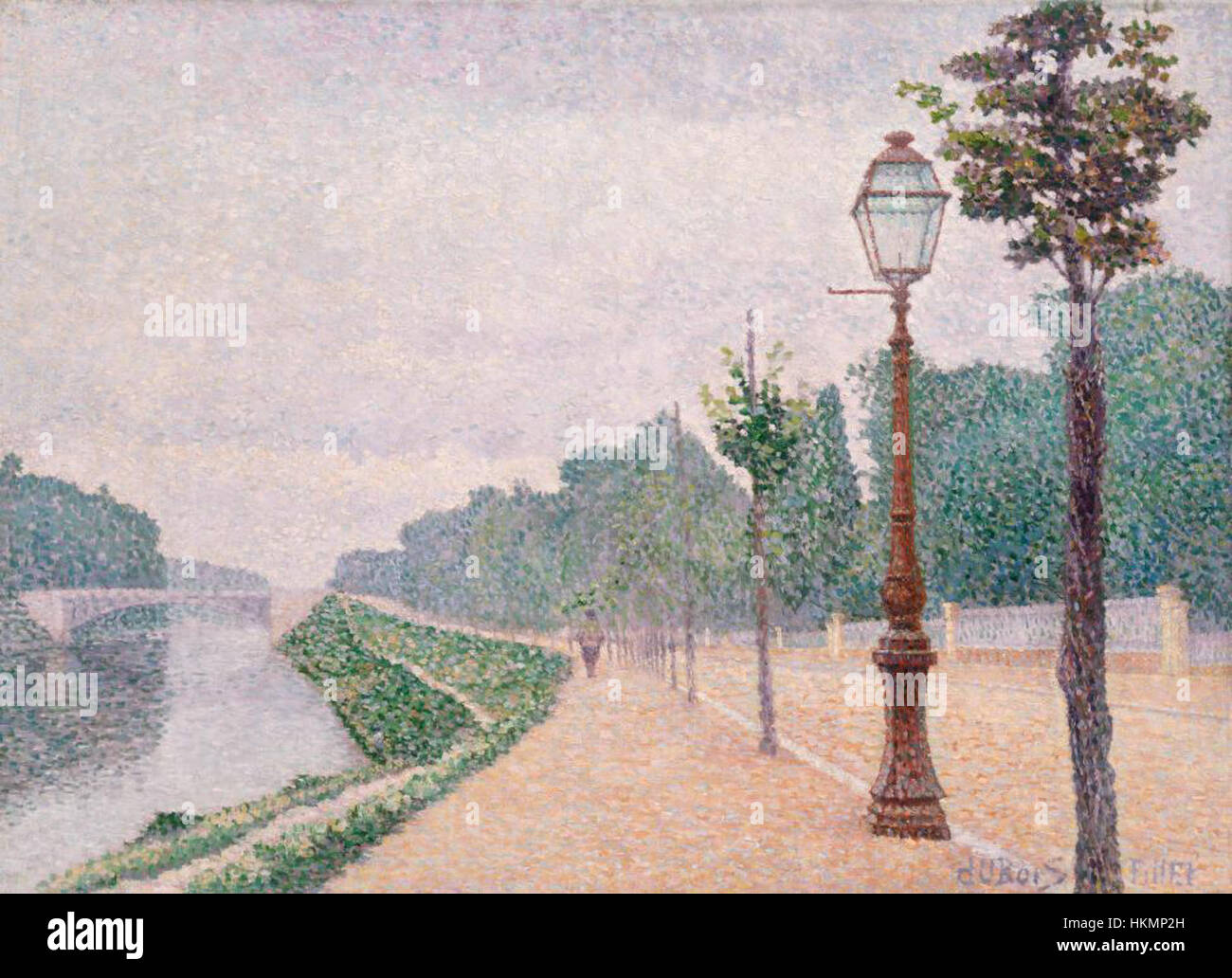 Albert Dubois-Pillet's 'Banks of the Seine' captures the beauty of the ...