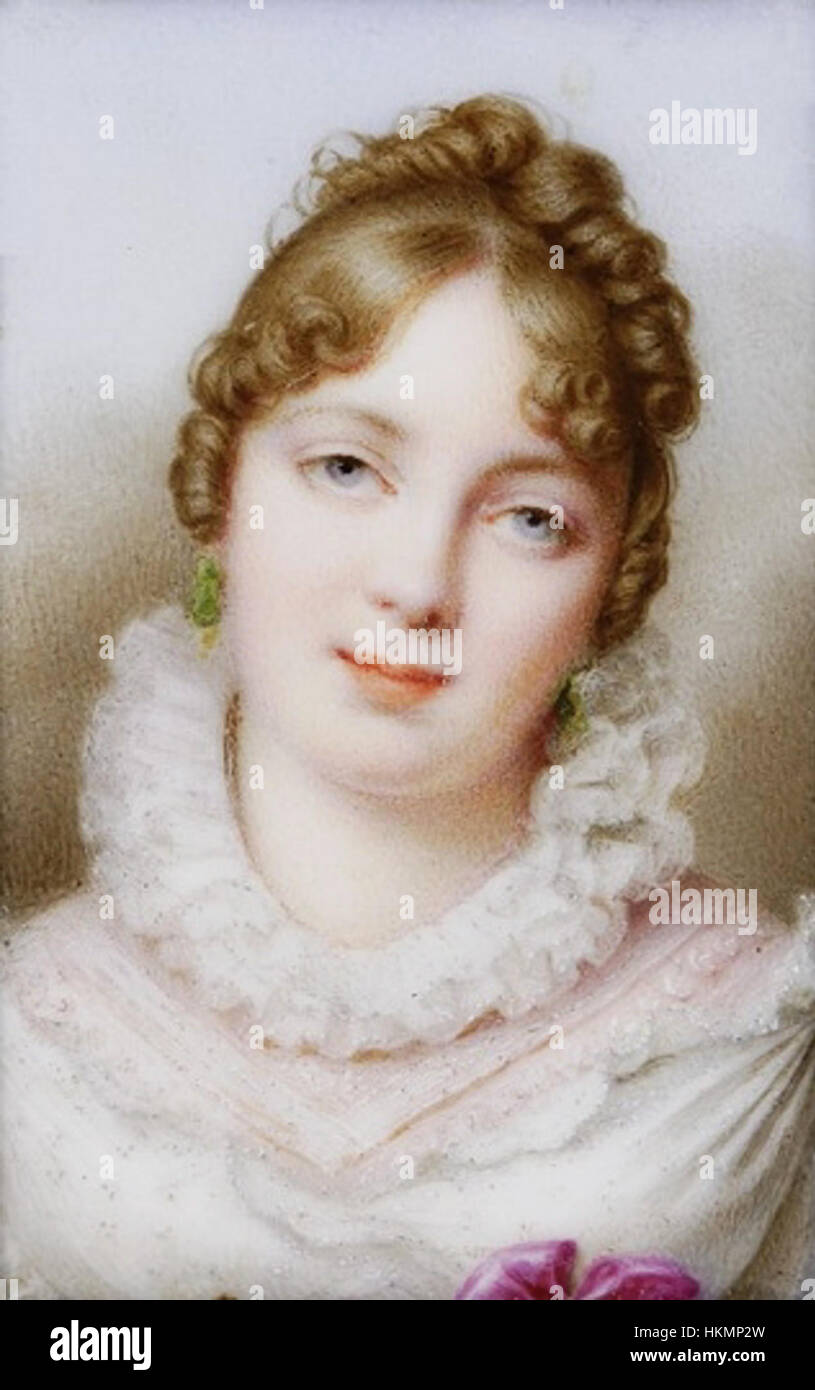 This portrait by Jacquotot depicts Maria Walewska, the Polish ...