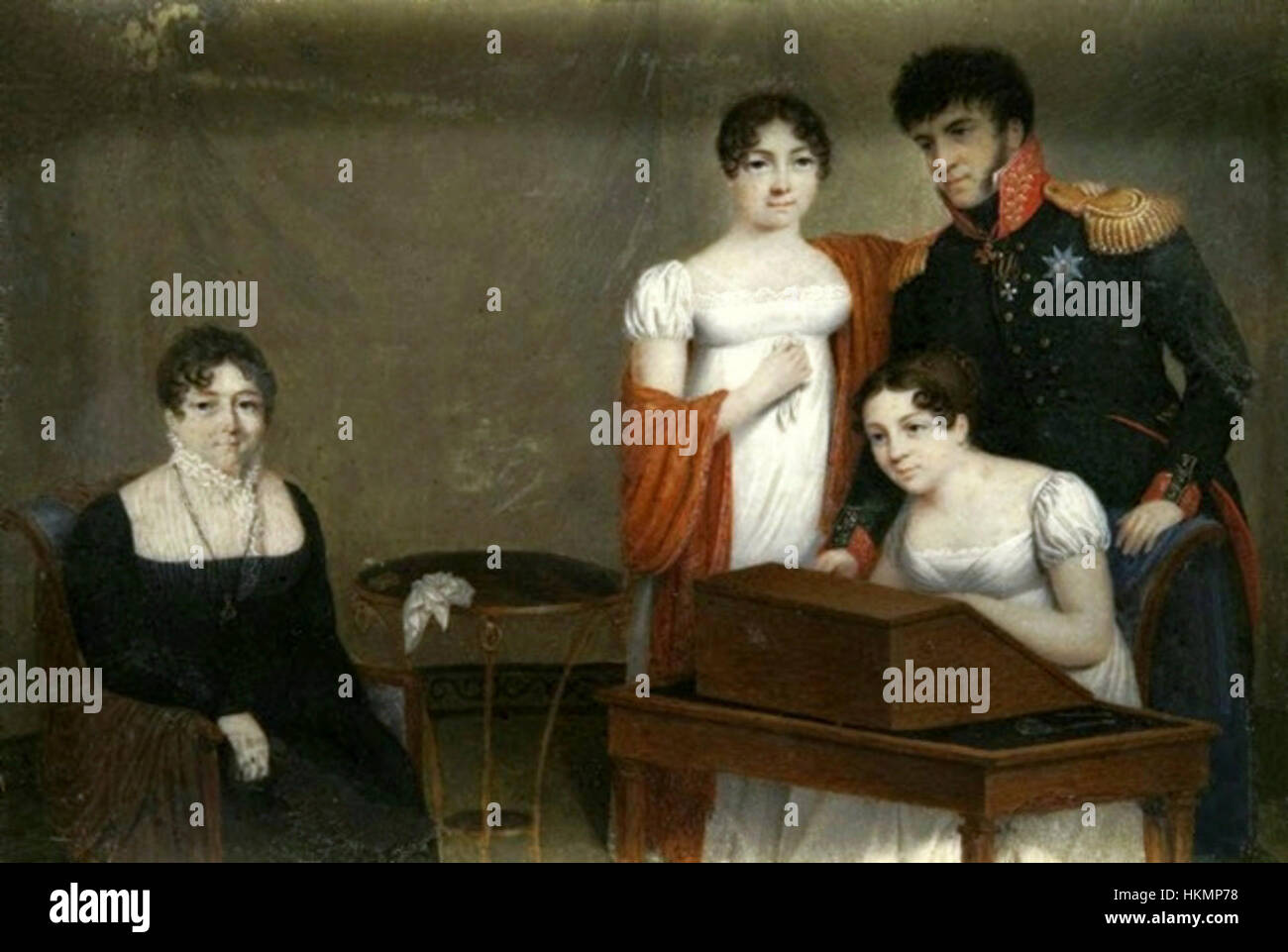This portrait by Borovikovsky depicts the Golitsyn family, an ...