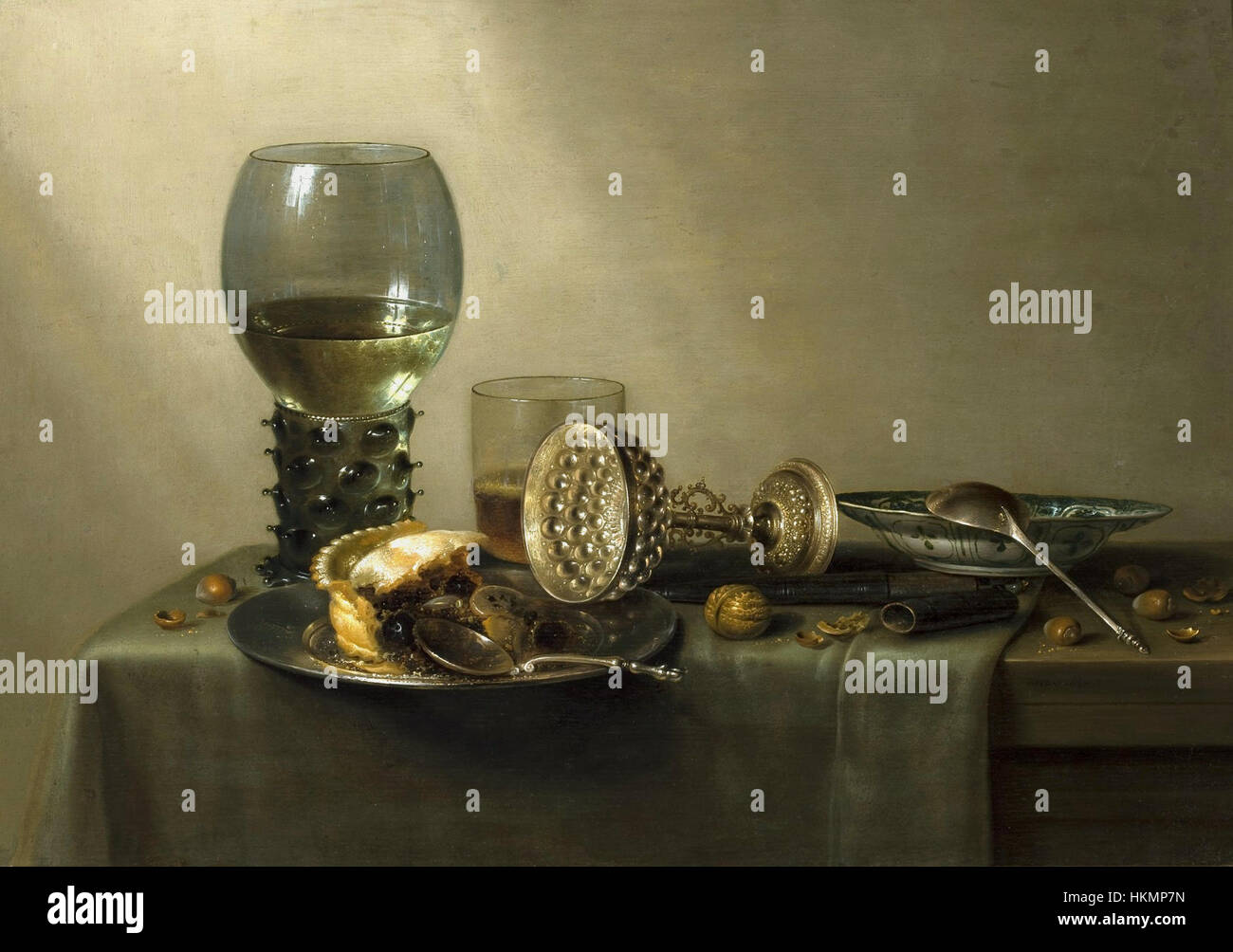 This still life painting by Claesz. Heda is a classic example of the ...