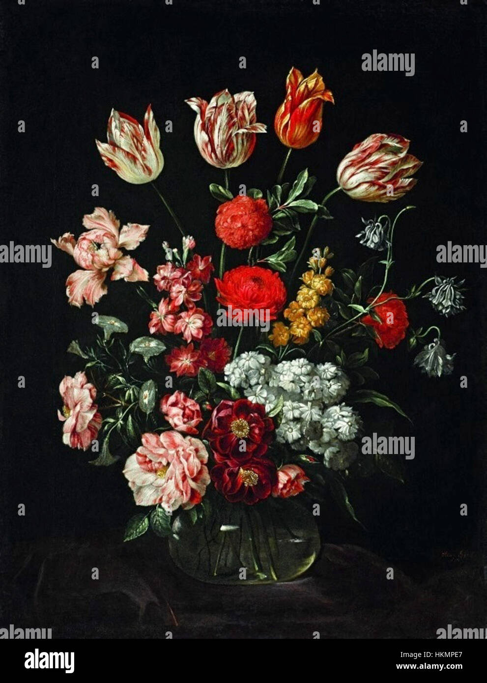 Stech’s 'Floral Still Life' presents a vibrant and detailed portrayal ...