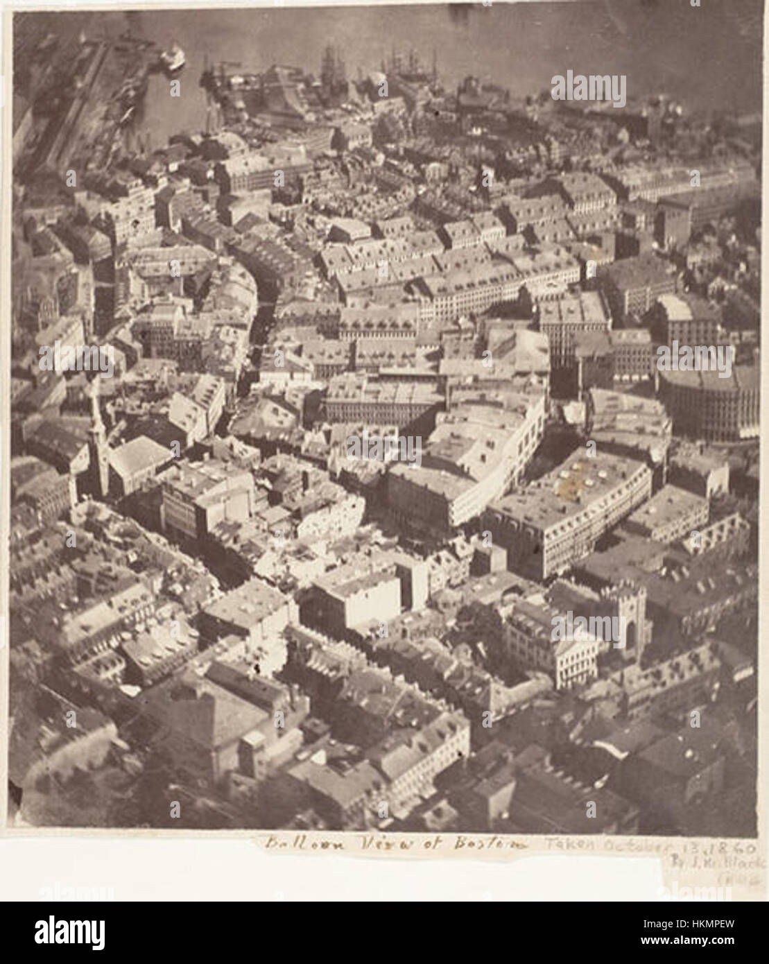 '1860 Boston As The Eagle And The Wild Goose See It' by J.W. Black is ...