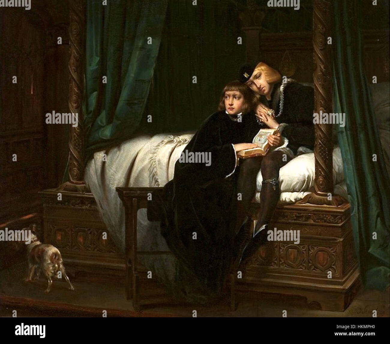 'Children of King Edward' by artist Simmler portrays the royal family ...