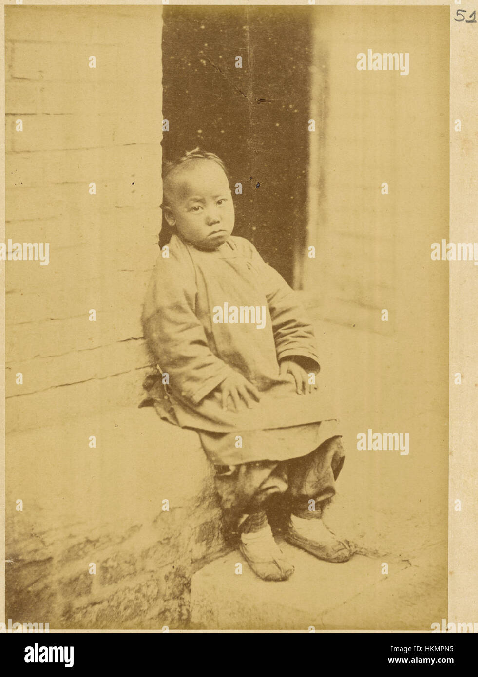 This artwork depicts an Albazin child from 1685, showcasing the ...