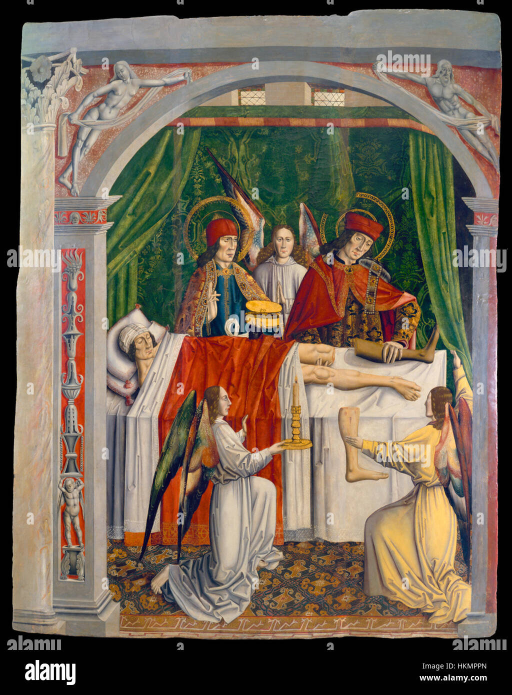 A verger's dream- Saints Cosmas and Damian performing a miraculous cure ...