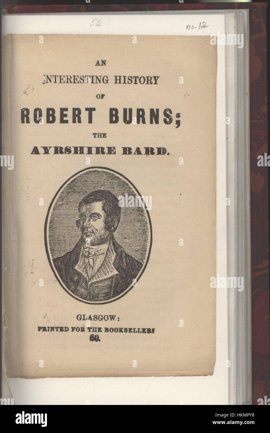 A painting depicting Robert Burns, the famous Scottish poet, known for ...