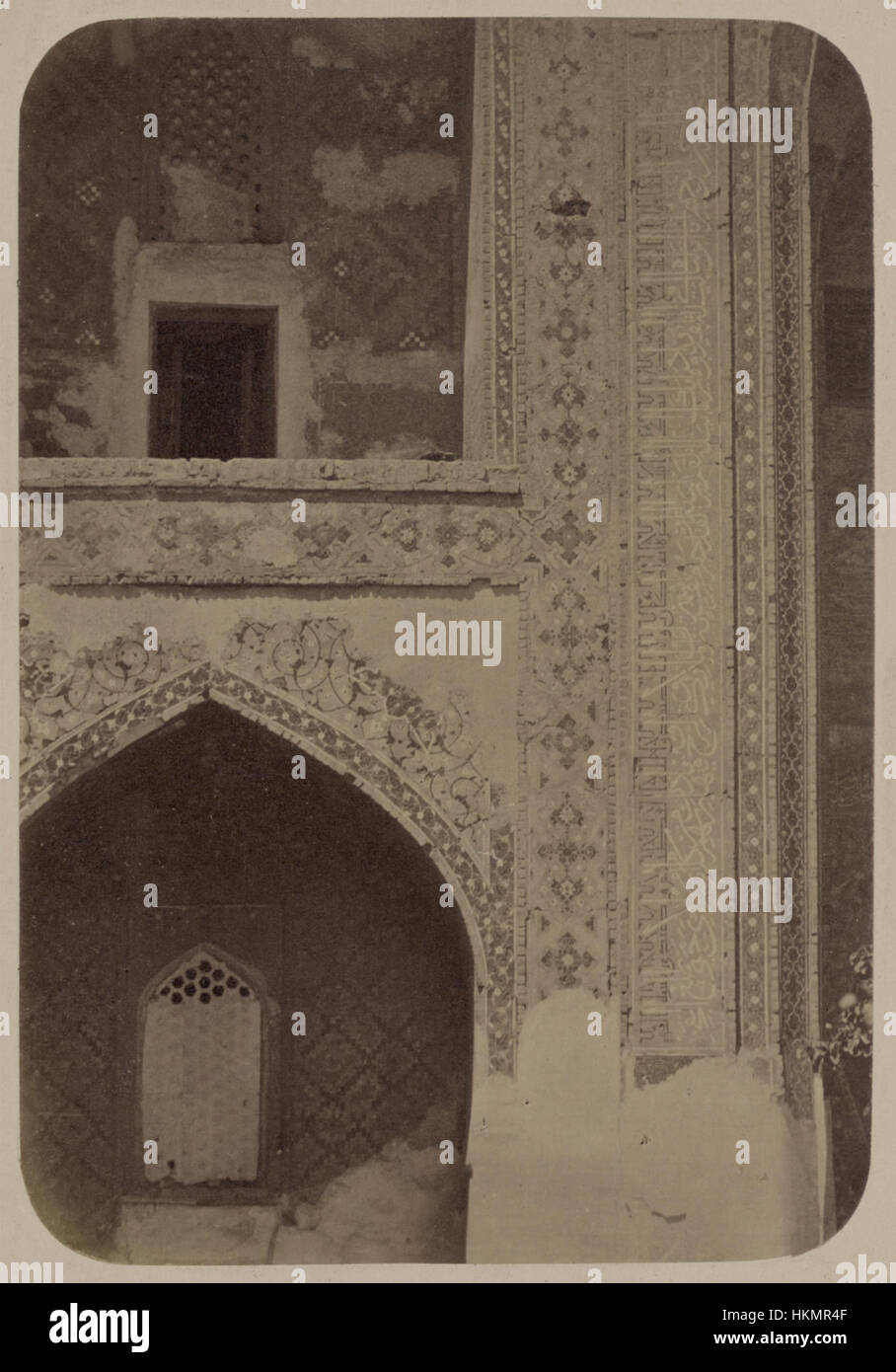 This image depicts the *Shir Dar Madrasah* in *Samarkand*, specifically ...