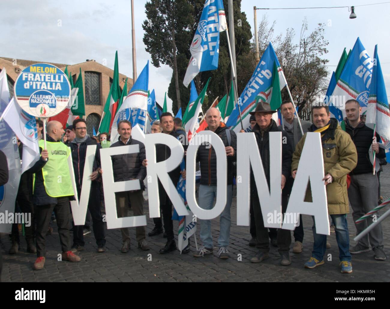 Right wing party brothers of italy hi-res stock photography and images ...
