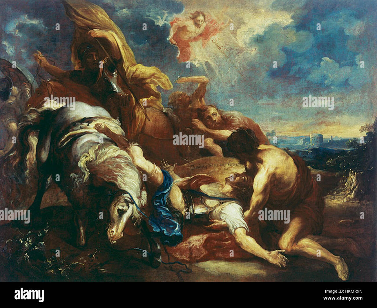 Willmann's painting 'Conversion of Saint Paul' depicts the dramatic ...