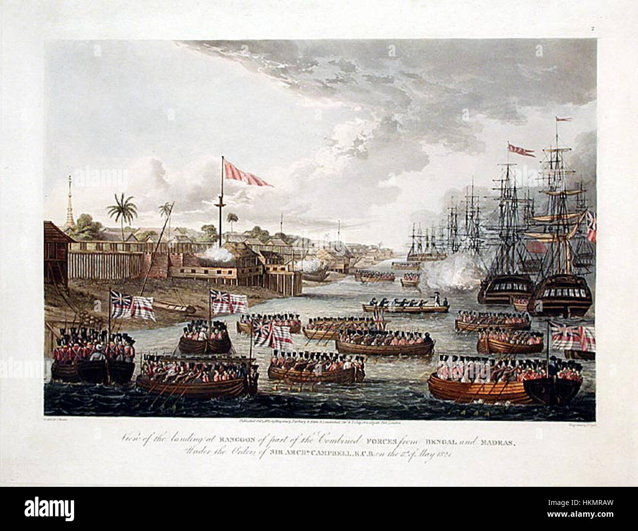 Battle of rangoon Stock Photo - Alamy