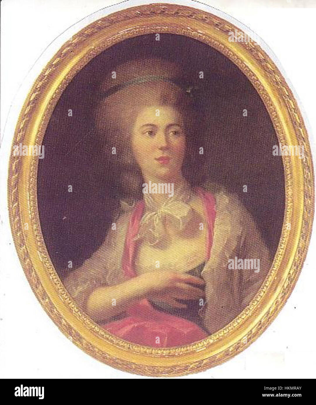 A portrait of Rosalie Duthe, painted by Élisabeth Louise Vigée Le Brun ...