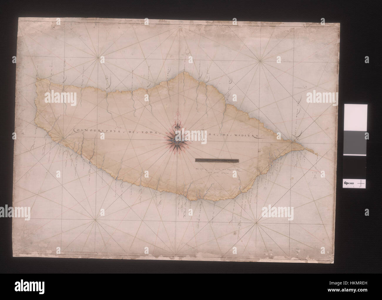 An artistic map of the Azores and Madeira Islands, featuring ...