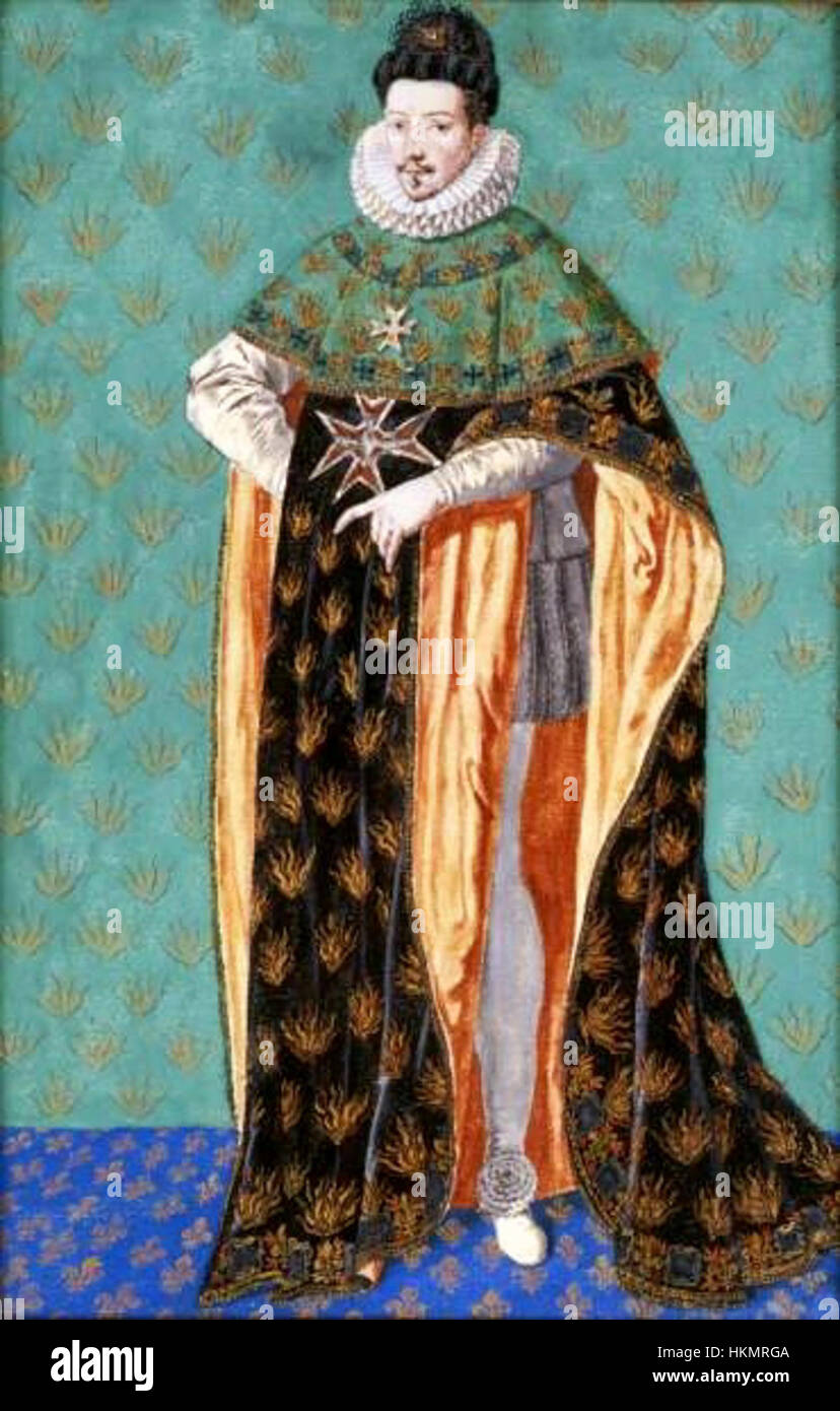 'Henry III Valois' is a 16th-century portrait of the French King ...