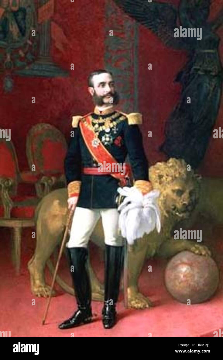 Portrait king alfonso xii spain hi-res stock photography and images - Alamy