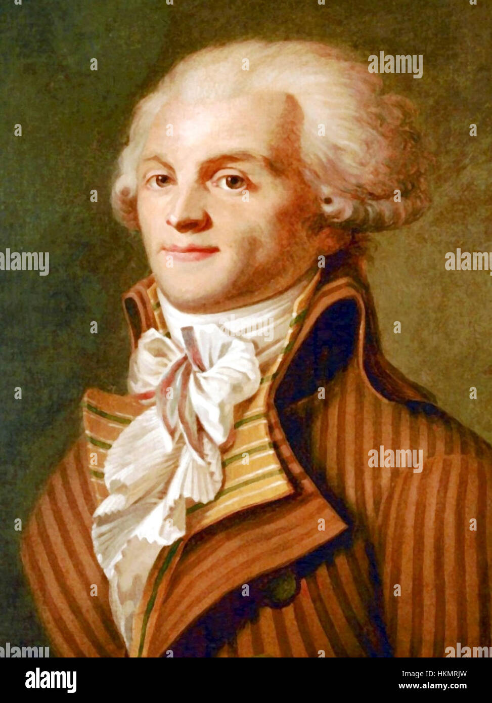 The artwork titled 'Robespierre Crop' presents a portrayal of ...