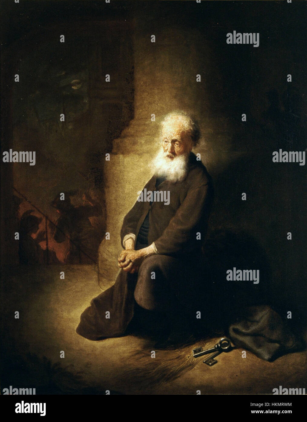 'Repentant St. Peter' by Rembrandt is a dramatic portrayal of the ...