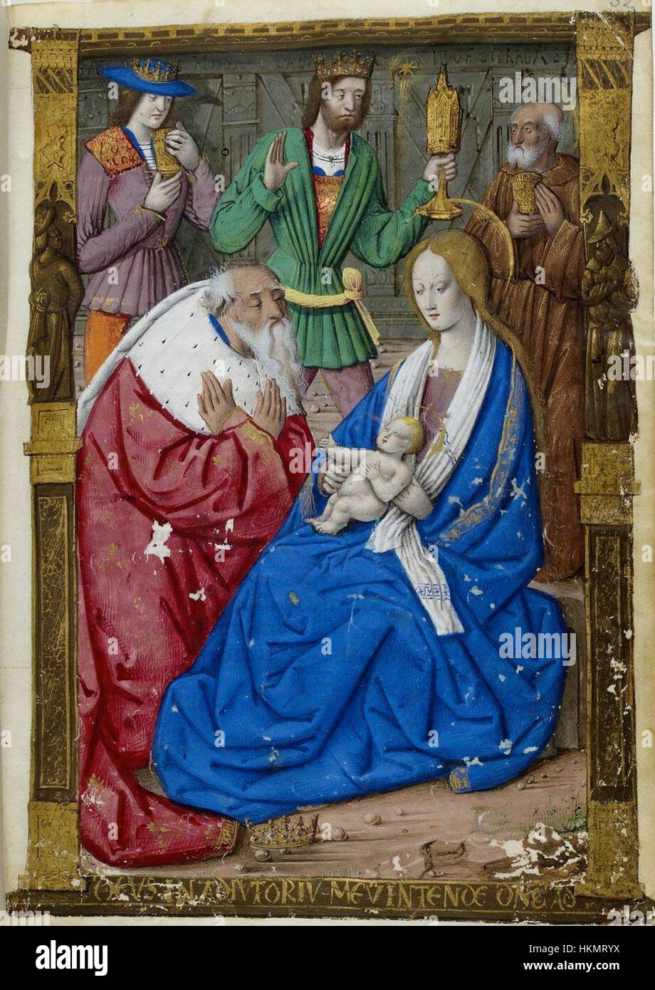 '32r-Rois mages' is an artwork depicting the Three Kings (Magi) in the ...