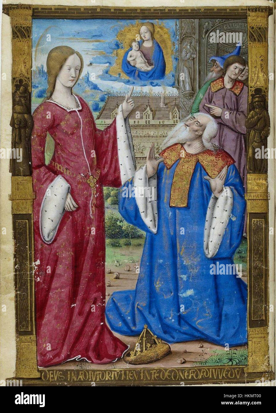 This artwork titled '19v-Sibille' features a vibrant portrayal of Sibyl ...