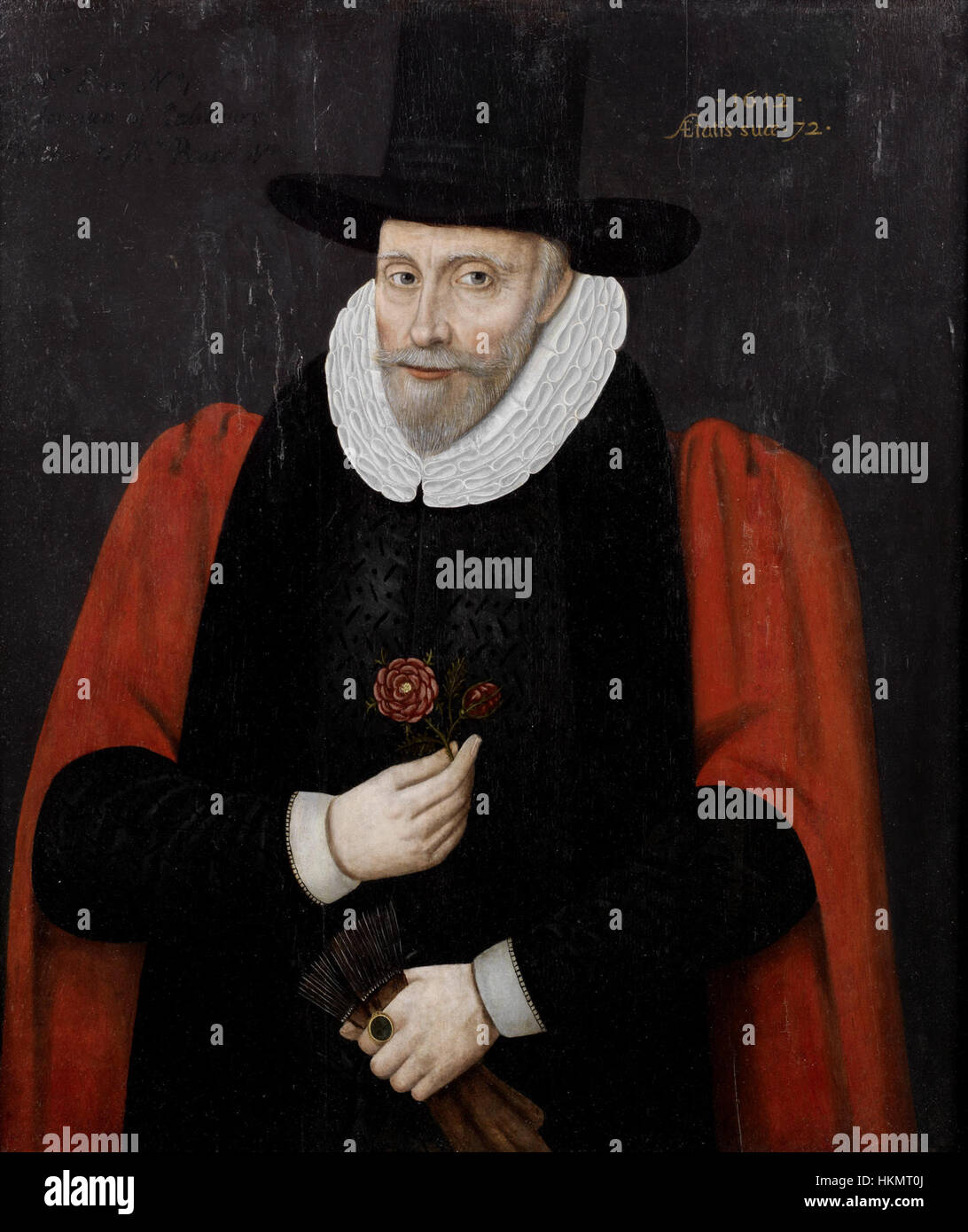 This 1612 portrait of Alderman Rose Senior captures a prominent figure ...