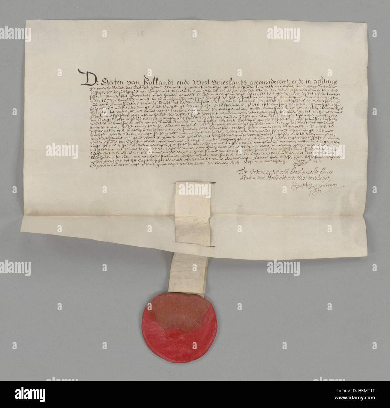 Akte van Seclusie, housed at the National Archives of the Netherlands ...