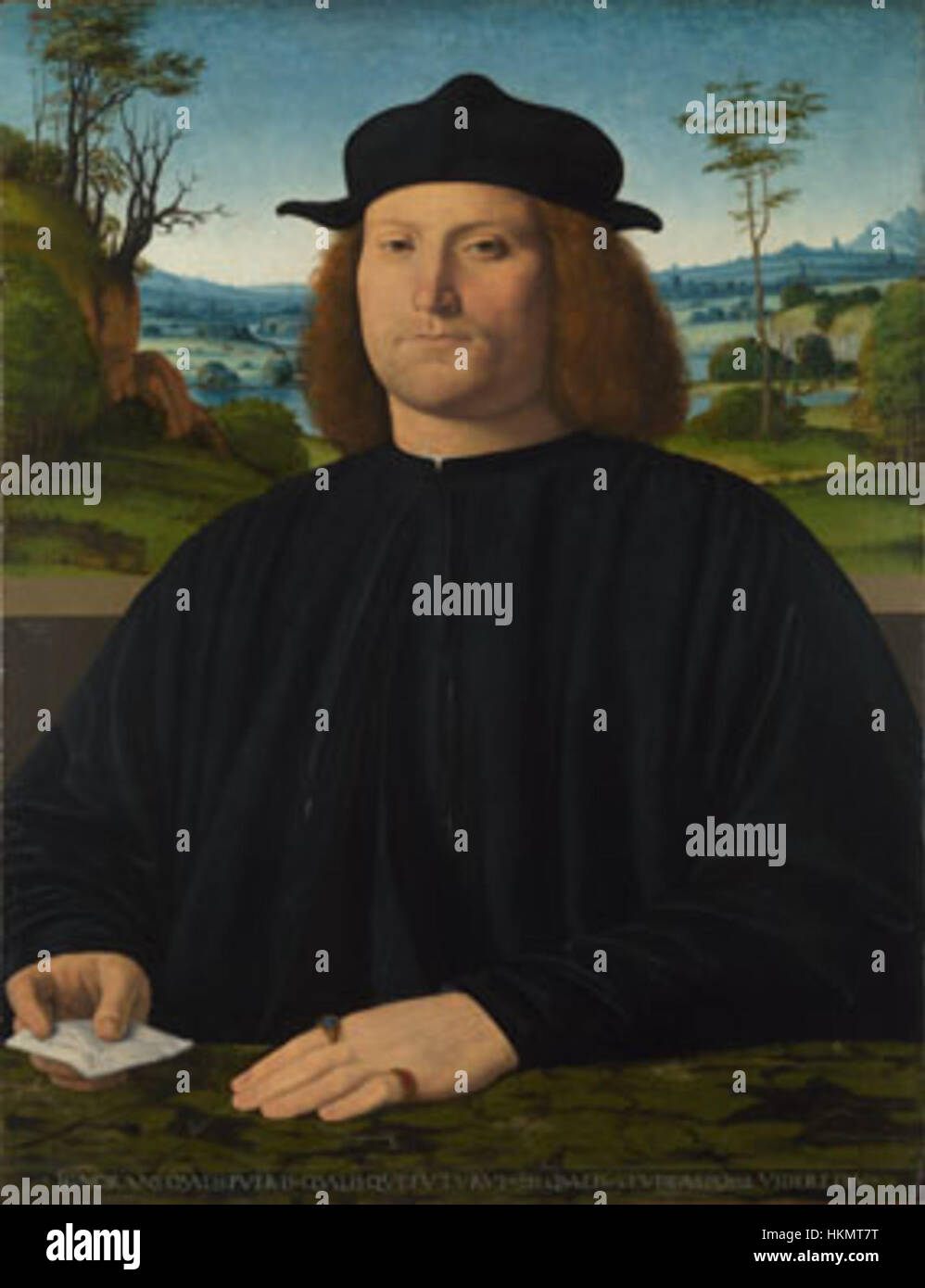 This work, attributed to Andrea Solario, is a fine example of ...