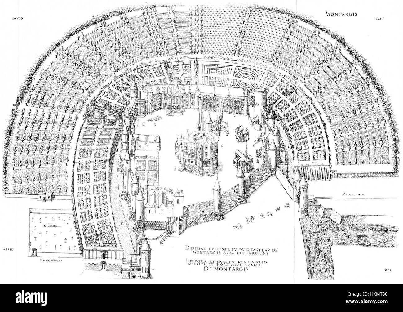 Montargis map hi-res stock photography and images - Alamy