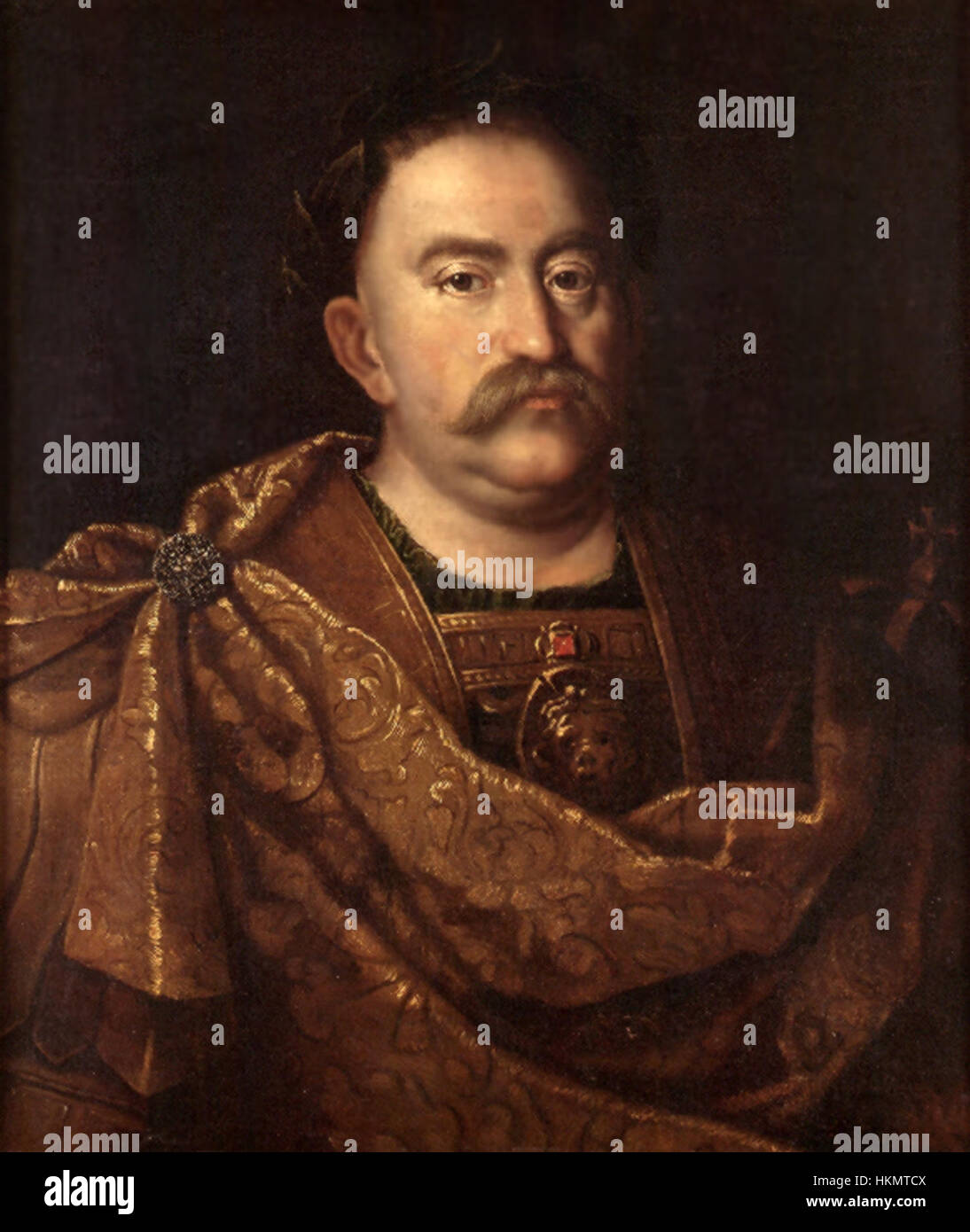 This anonymous portrait of John III features the ruler adorned with a ...