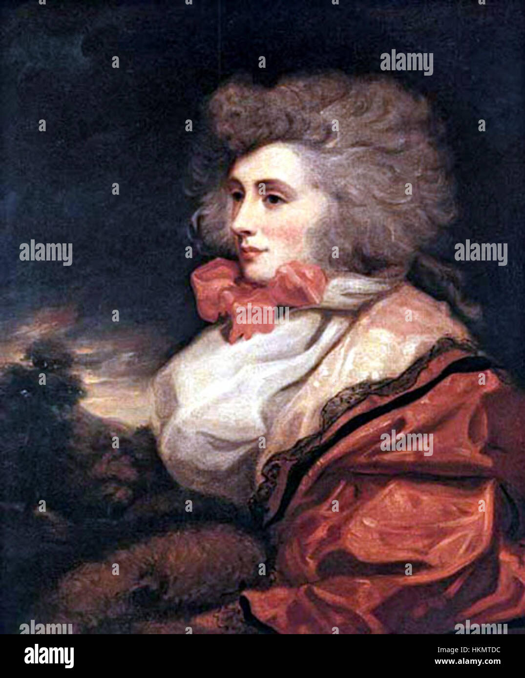 This portrait by John Hoppner captures Miss Sarah Gale, a subject of ...