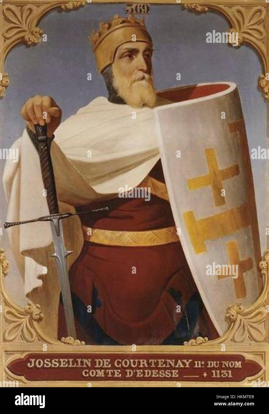 12th century knight painting hi-res stock photography and images - Alamy