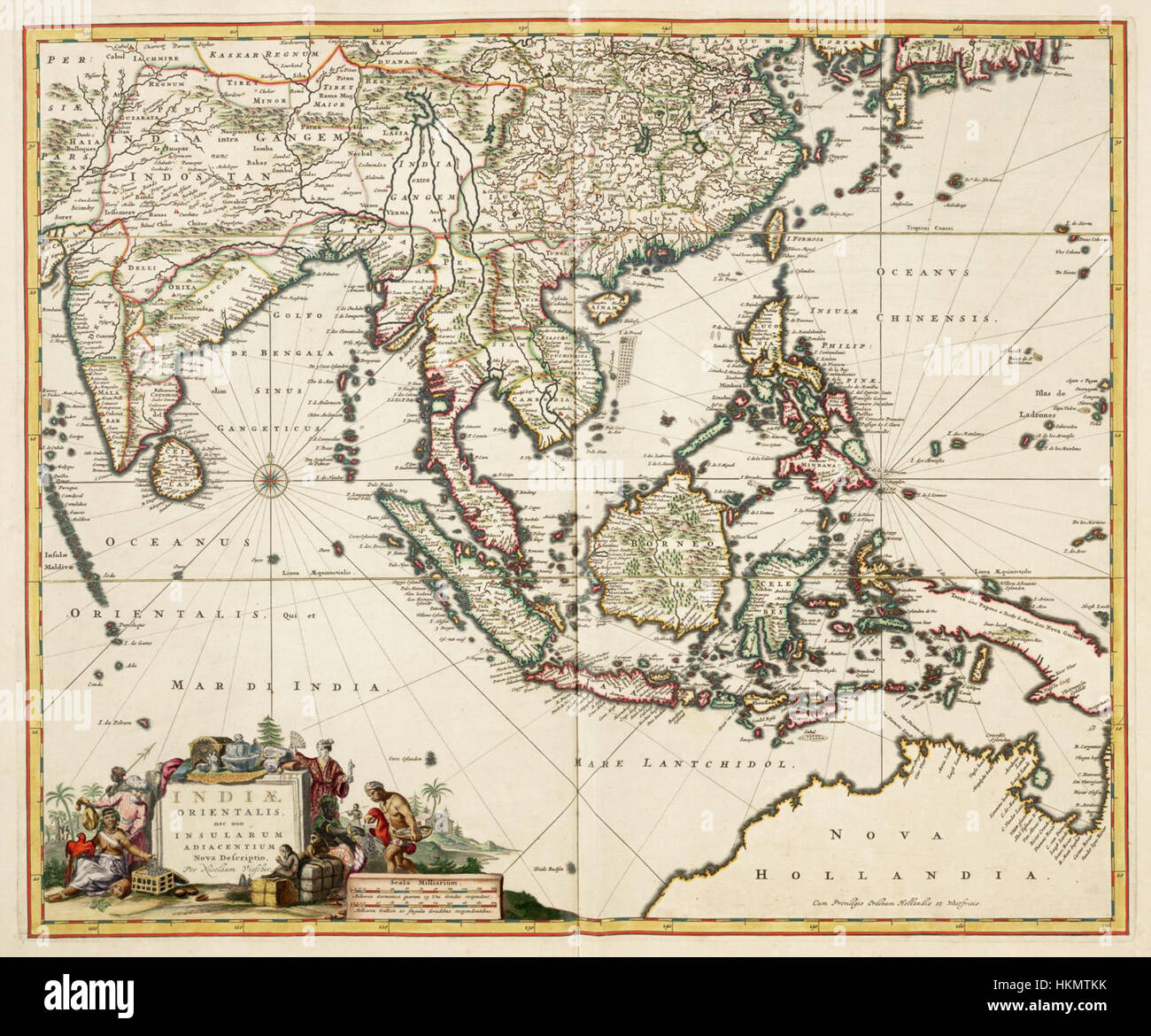 Map of british india hi-res stock photography and images - Alamy